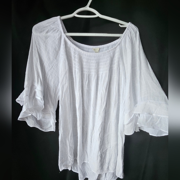 Cato | Tops | Cato Size 8w White Blouse | Poshmark